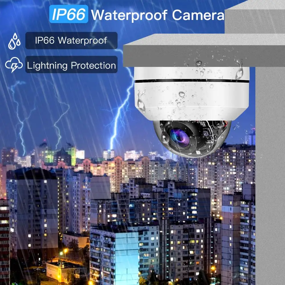 2MP PTZ HD 1080P 4 мм IP камера наружная купольная камера безопасности ...