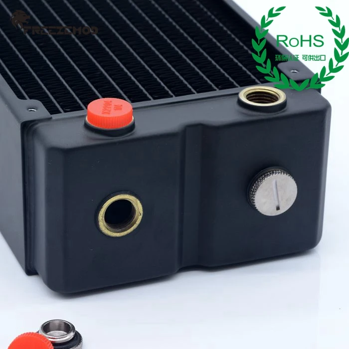 FREEZEMOD computer pc water cooler copper radiator 3 layers 65MM thick ...
