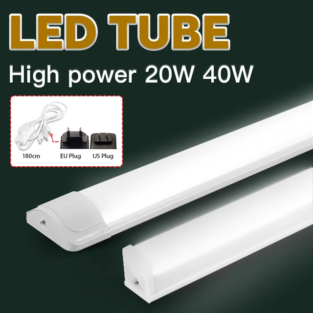 Led Tube Light 220V Led Lamp 10W 20W 40W 120CM 30CM 4ft Tube Leds ...