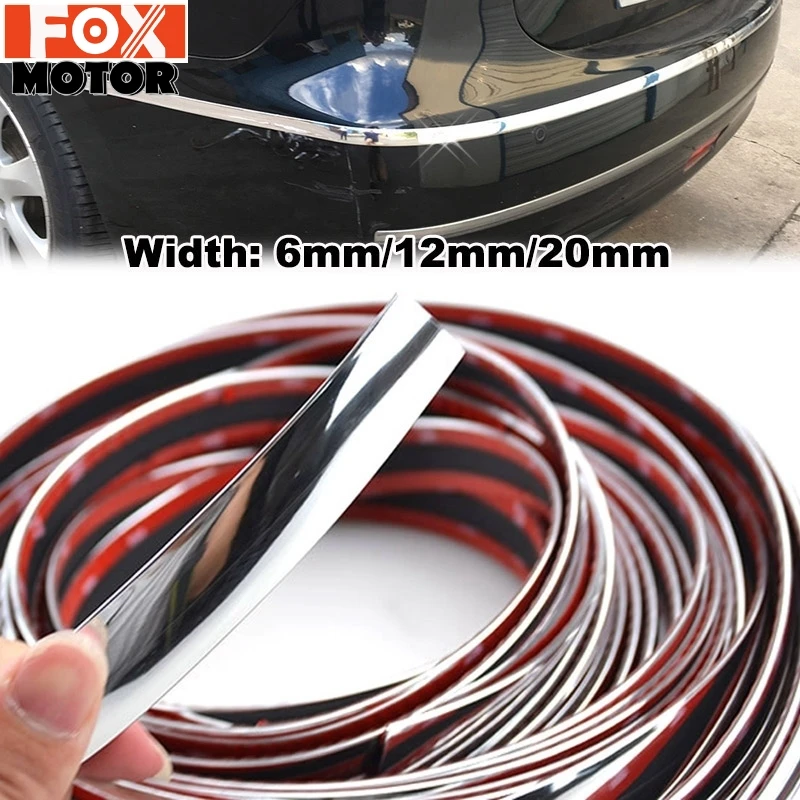6mm-12mm-20mm-Car-Styling-Chrome-Decorative-Strips-Front-Rear-Fog-Light ...