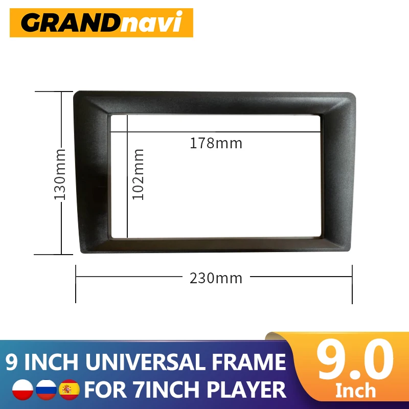 Grandnavi 9 Inch 10 Inch To 7 Inch Car Frame 2din Android Center ...