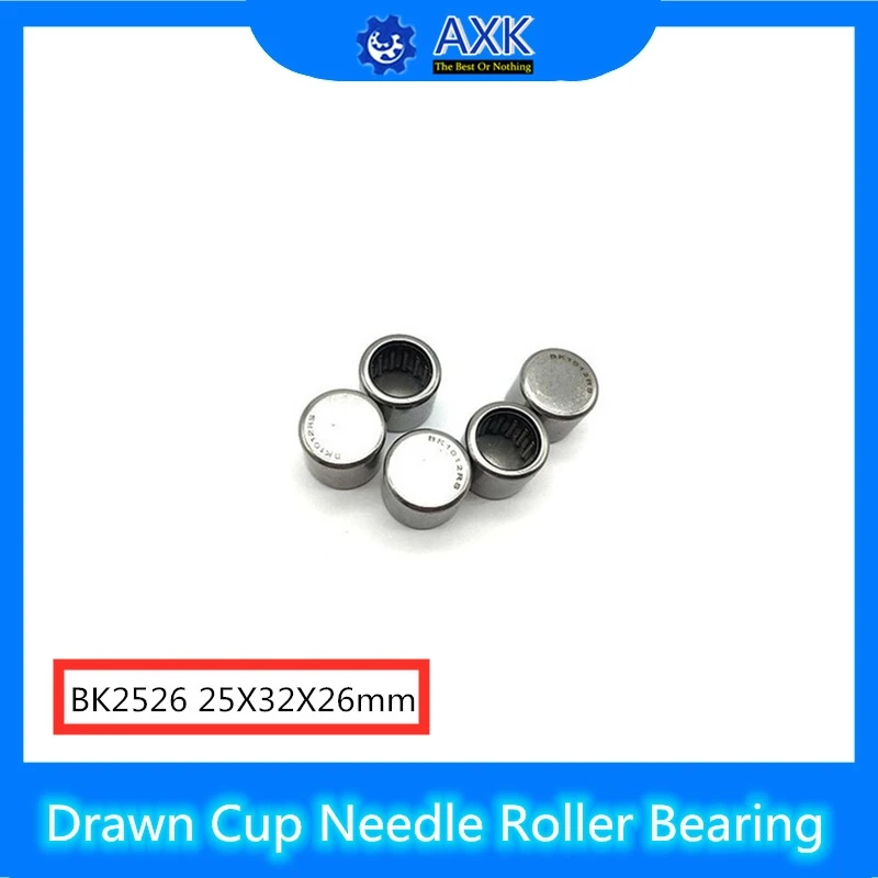 BK2526-Needle-Bearings-25-32-26-mm-5-Pc-Drawn-Cup-Needle-Roller-Bearing ...