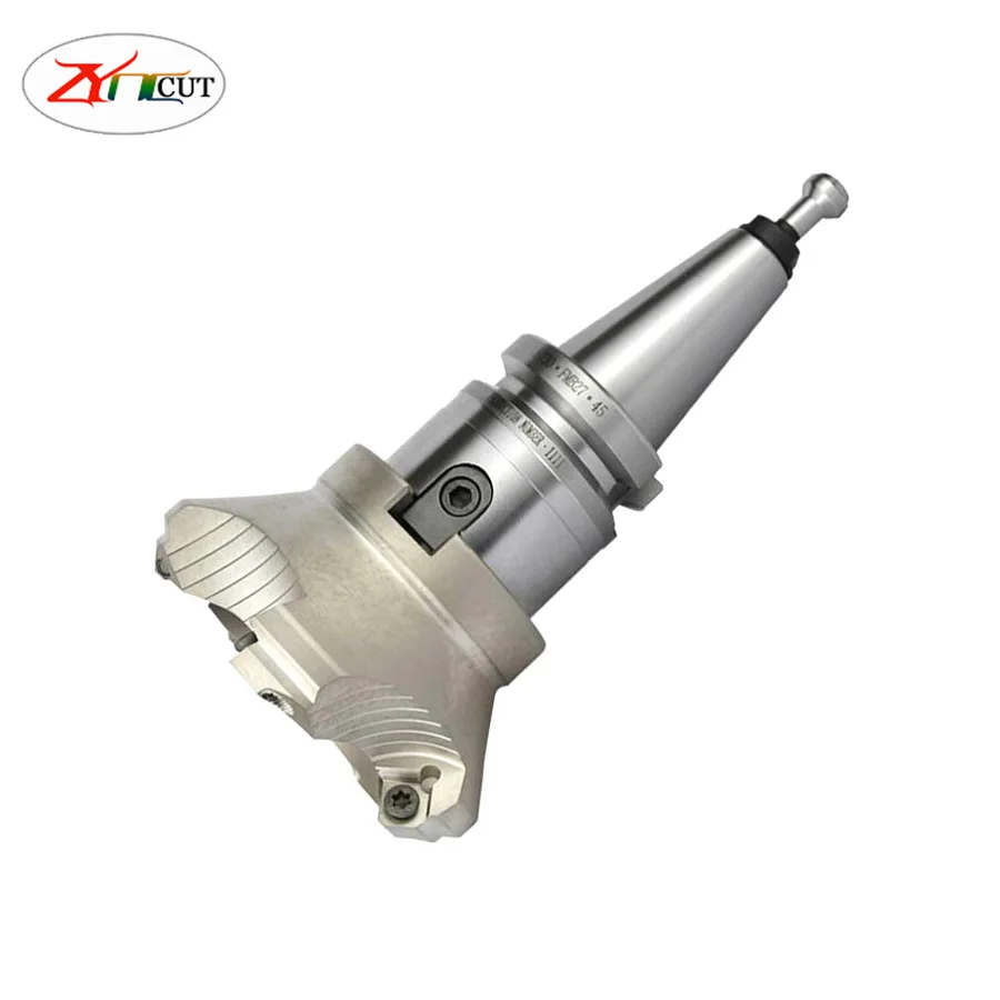 Bt30 Bt40-km12 50 63 80 100 125 160mm 45degree Flat Milling And ...