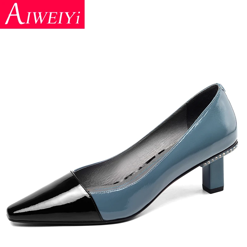 Women High Heels Kitten Heel Shoes Platform Pumps New Fashion Mix Color ...