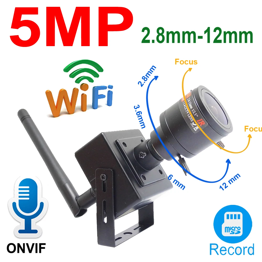 Home Camera | Ip Camera | Lens - 5mp Mini Ip Camera Wifi 128g Audio ...