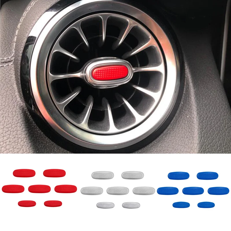 Air-conditioner-outlet-Knob-Patch-Trim-Cover-Sticker-For-Mercedes-Benz ...