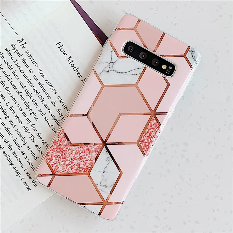 FLYKYLIN Marble Rose Case For Samsung Galaxy Note 10 Back Cover ...