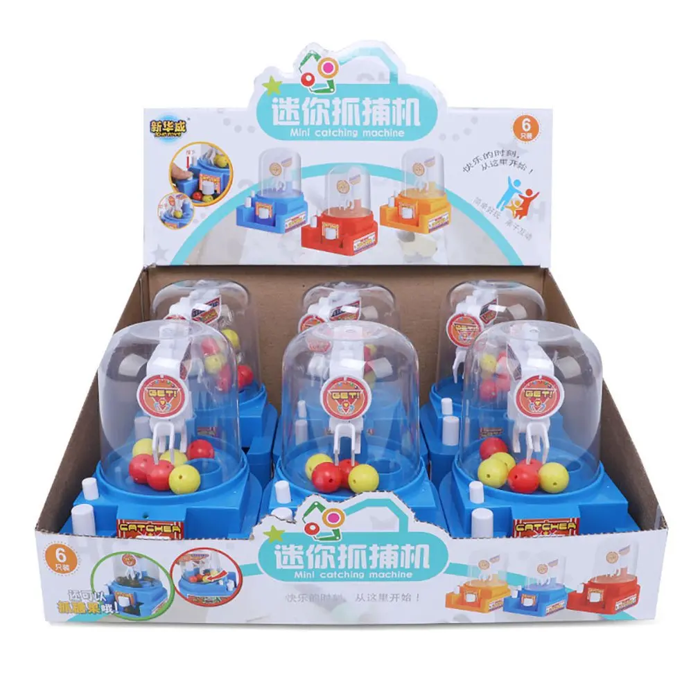 Girls And Boys Mini Ball Catching Machine Small Toy Plastic Candy Ball ...