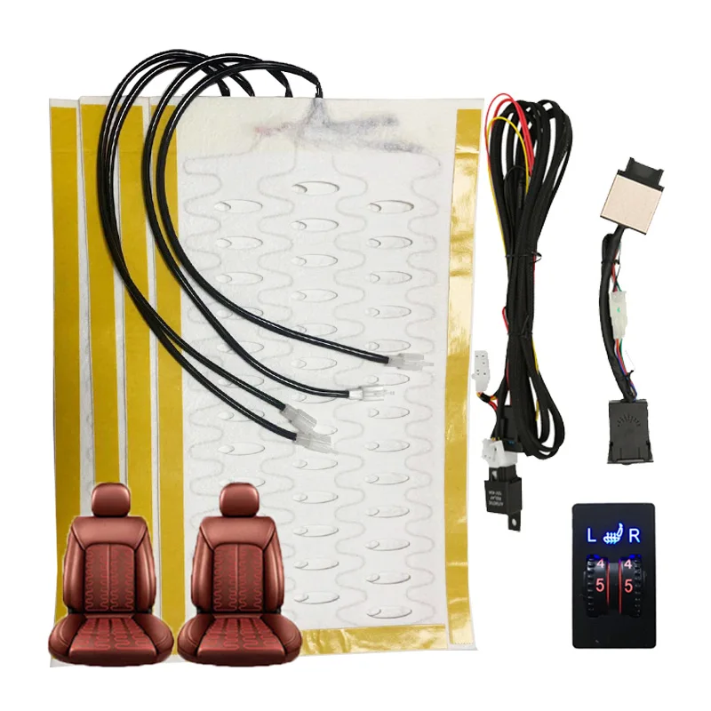 Universal-12V-Car-Seat-Heater-2-Dial-5-Level-Switch-Dual-Seat-Control ...