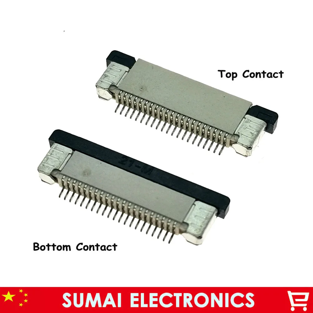 샘플, 21Pin FPC FFC 커넥터 케이블 소켓, DVD/GPS/MP3 ect.21P 의 LCD 화면 인터페이스용 21 핀 ...