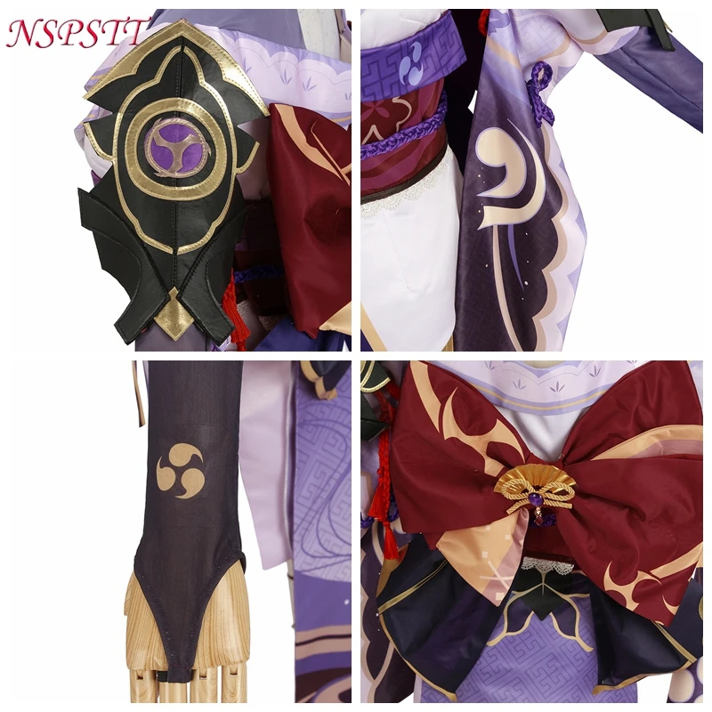 NSPSTT Game Genshin Impact Raiden Shogun Cosplay Costume Raiden Shogun ...