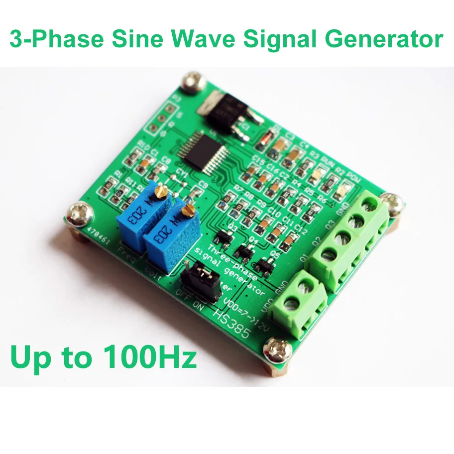 New 3-phase Sine Wave Signal Generator Module 10hz To 100hz Output ...
