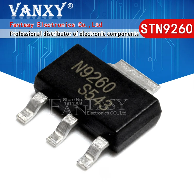 10pcs Stn9260 Sot-223 Stn1nk60z Stn4nf03l Stn9360 Stn715 Stn724 Stn790a ...