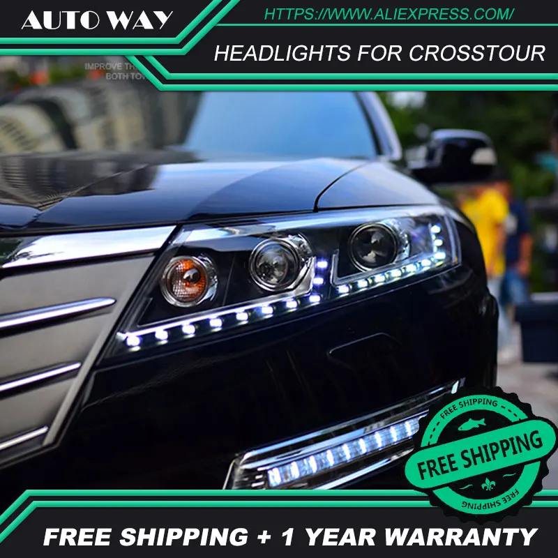 Car Styling Head Lamp Case for Honda Crosstour Headlights Crosstour ...