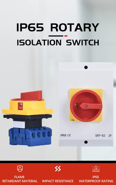 2 Pole Rotary Isolator – Rotary Isolator, Flush, 32A – DXKDD