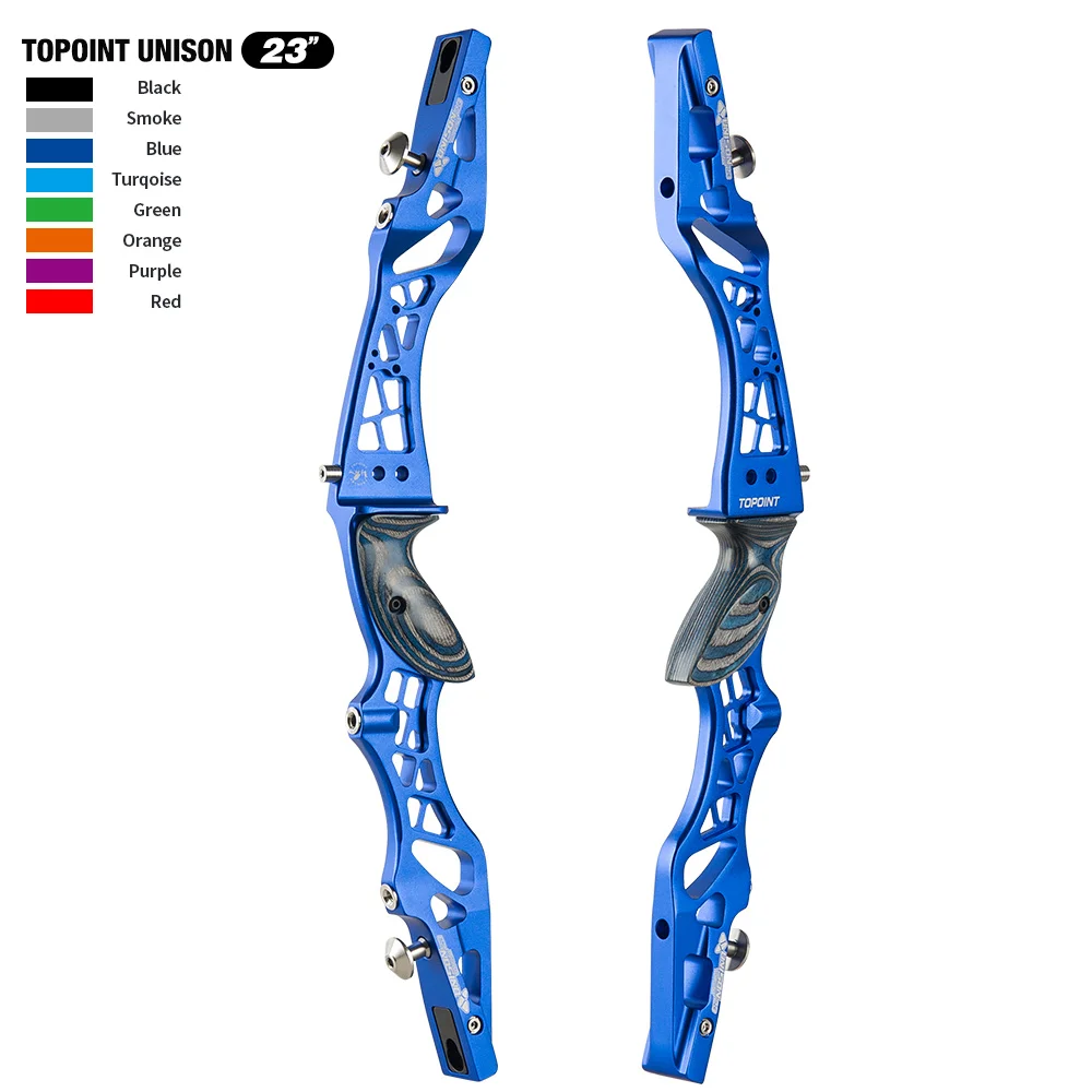 Archery 25" ILF Recurve Bow Riser,Aluminum Alloy,Wooden Handle Right ...