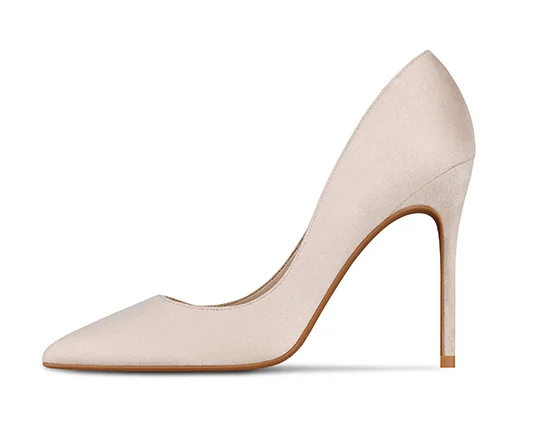 Black Elongated Classic Pointed Toe Pumps - Sissy Dream