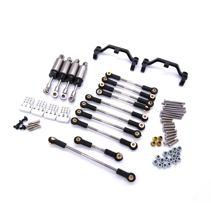 Metal Chassis Pull Rods Suspension Link Mount Shock Absorber for MN D90 ...