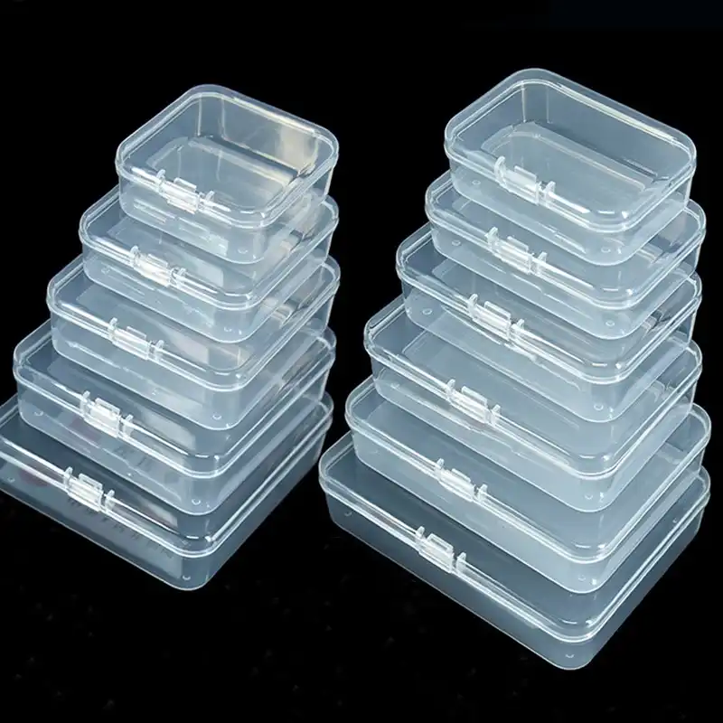 10pcs Wholesale Small Plastic Box Mini Storage Box Parts Tools Box ...