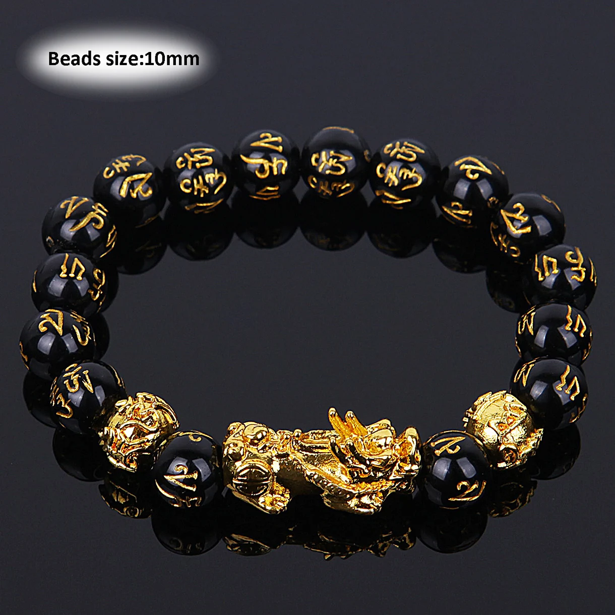 Bracelet Perles Chinoise avec Pi Xiu - Bijou Bouddhiste