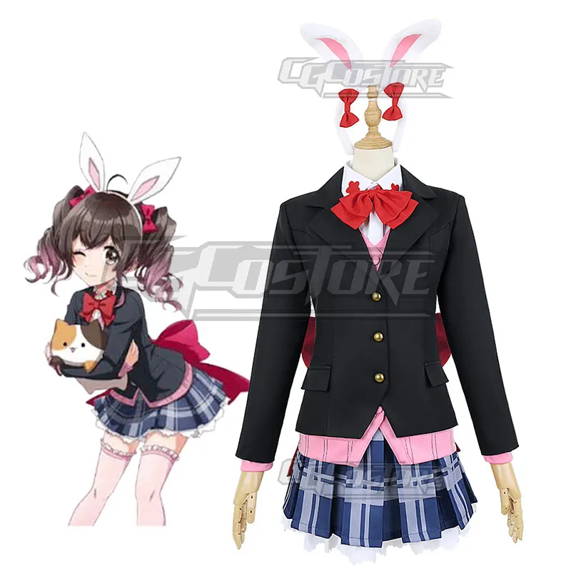 D4DJ Ohnaruto Muni Cosplay Costume Uniform Dresses Christmas Halloween ...