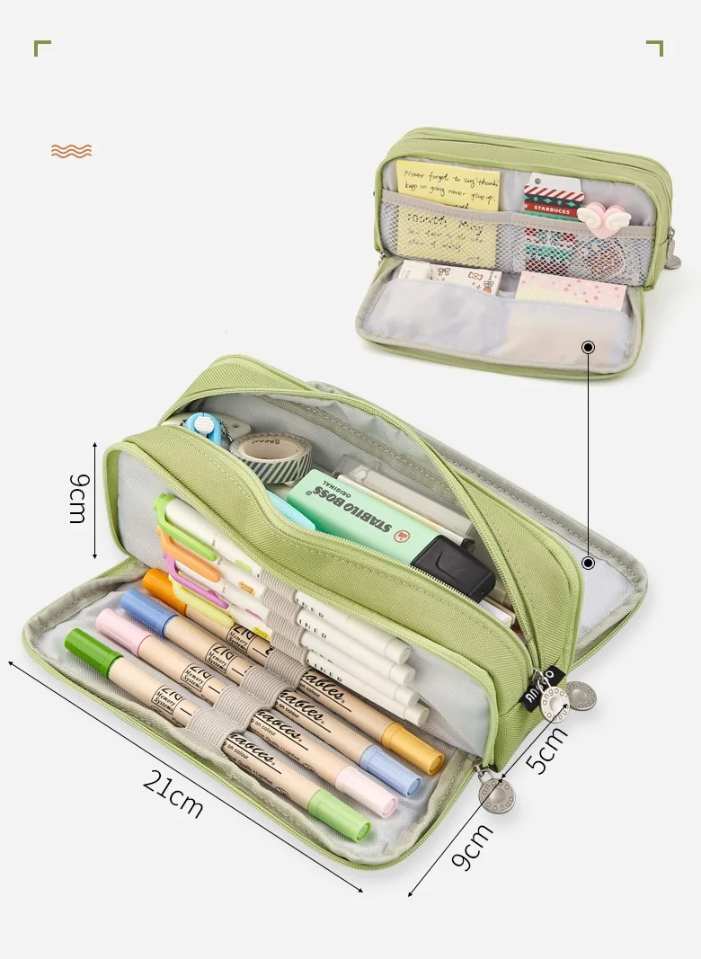 Trousse scolaire,Angoo – trousse à crayons série couleurs,étui spécial ...