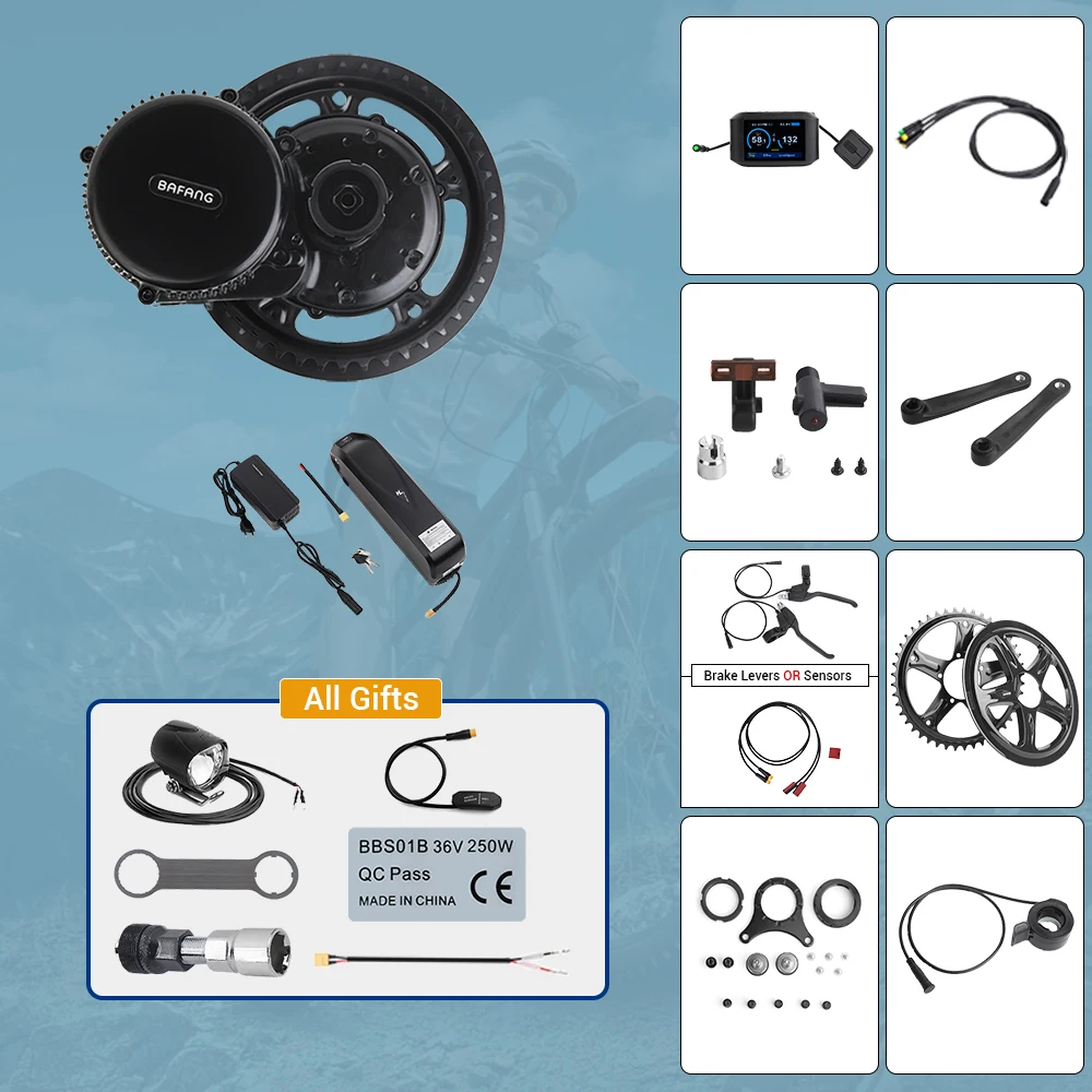 BAFANG-Electric-Bicycle-Complete-Conversion-Kits-Mid-Drive-Motor ...
