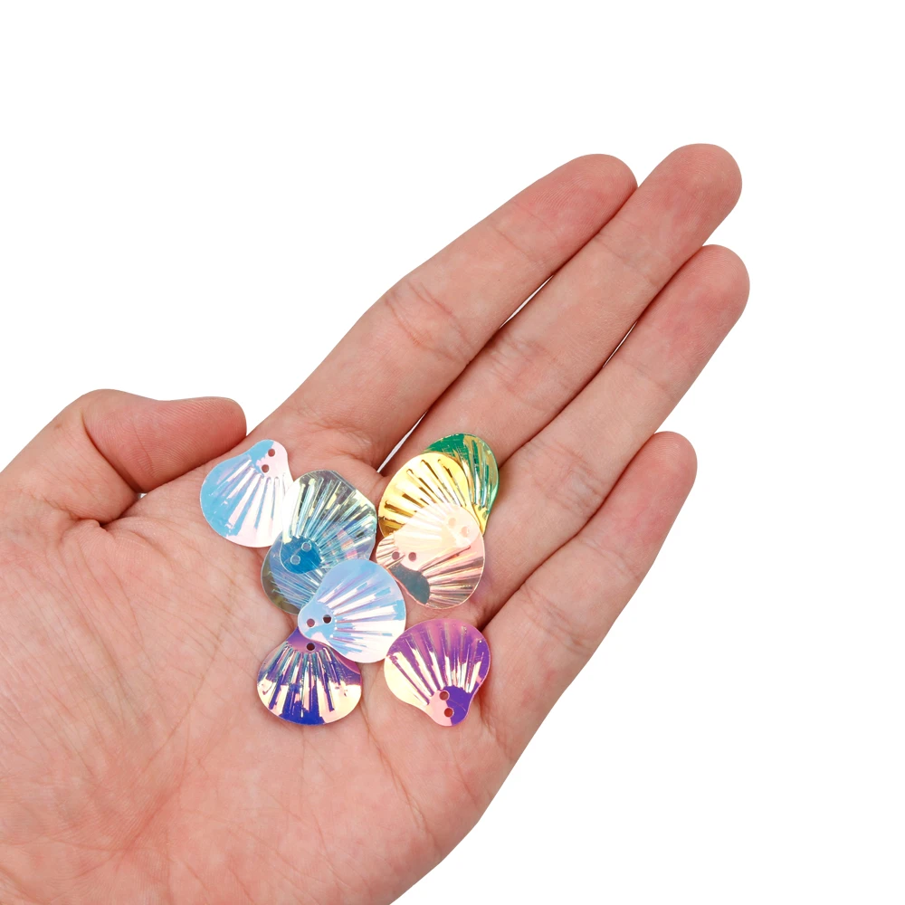 30pcs Shell Heart Shape Plastic Sheet Flash Spinner Blade Fly Tying ...
