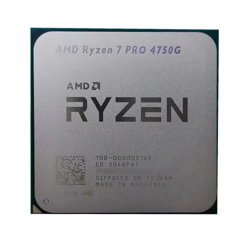 AMD Ryzen7 Pro 4750G 4650G 4350G 코어 디스플레이 CPU 4 세대 7nm, 신제품 공식 스크랩|피규어 ...