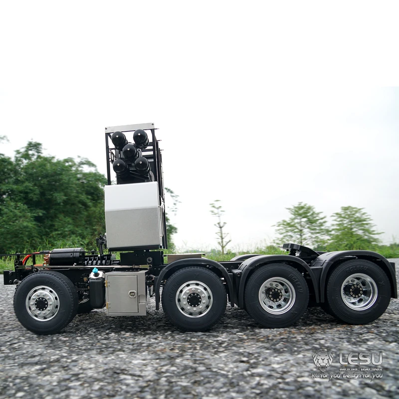 1/14 LESU RC รถบรรทุกโลหะแชสซี 8x8 Benz 3363 TAMIYA Scale ชุดมอเตอร์ ...