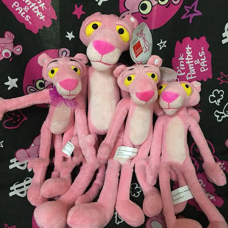 Genuine Pink Panther Plush Doll Pendant Ornaments Decoration ...