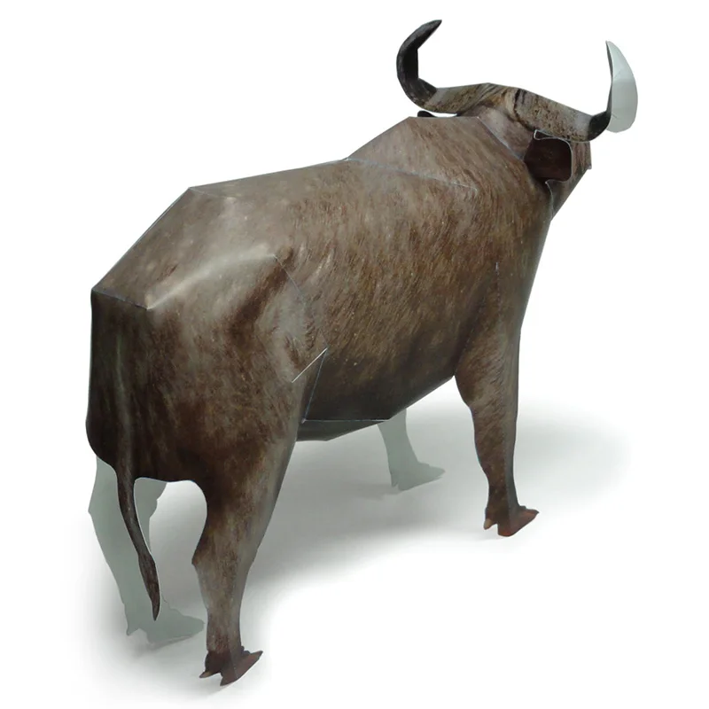 Small Minecraft Papercraft Cow