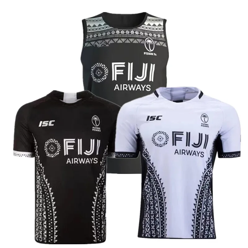 2020 Fiji Home / Away / Training Singlet / Shorts Shirt - Mens Rugby ...