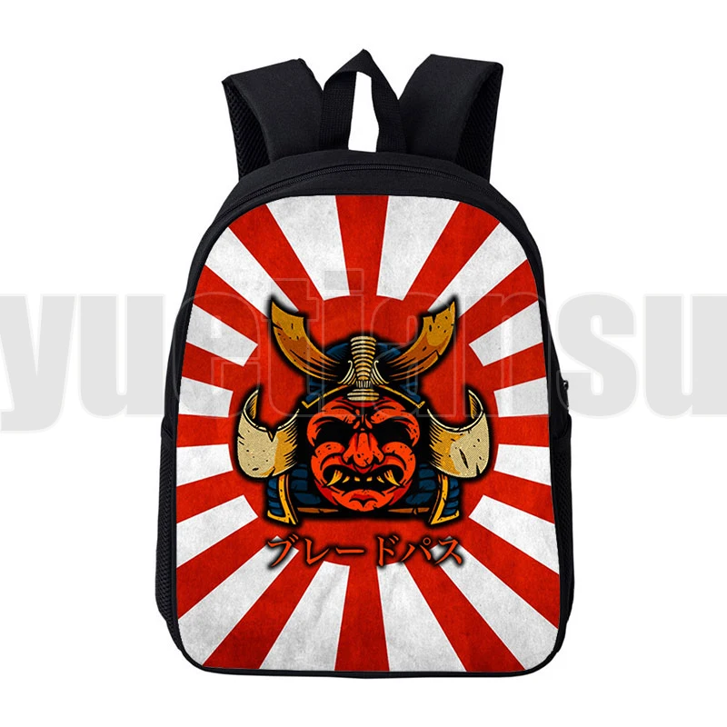 Sac A Dos Japan Samurai Backpack Anime Trendy 3D Printed Backpack 12/16 ...
