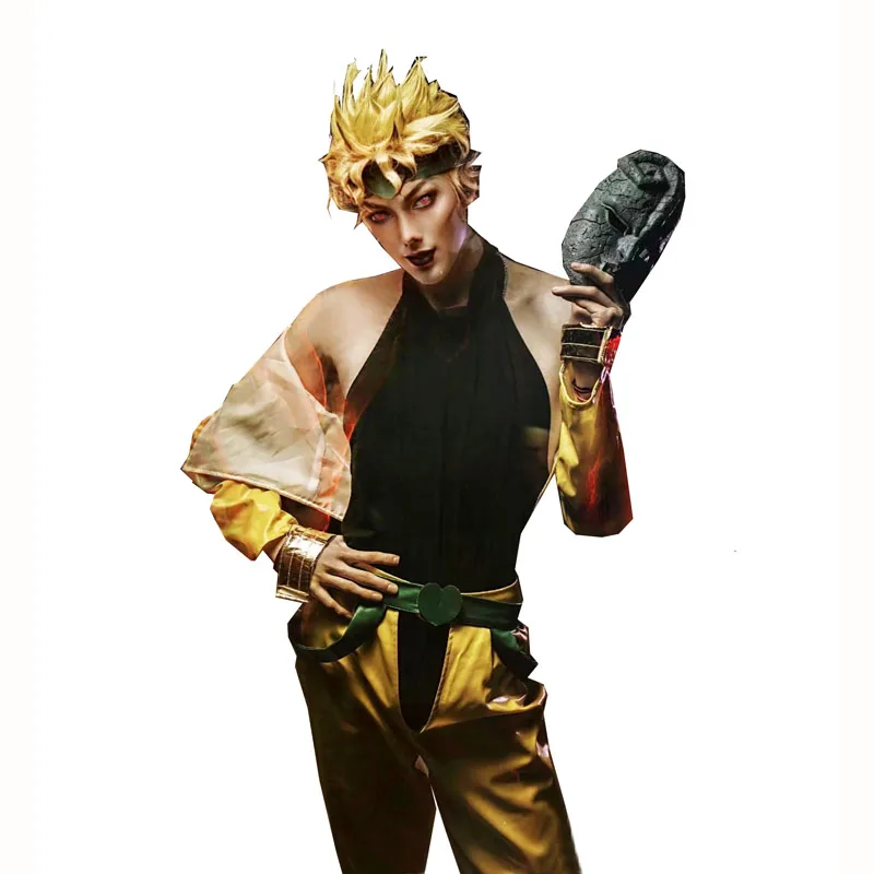 Customized Jojo's Bizarre Adventure Movie Dio Brando Cosplay Costume Pu ...