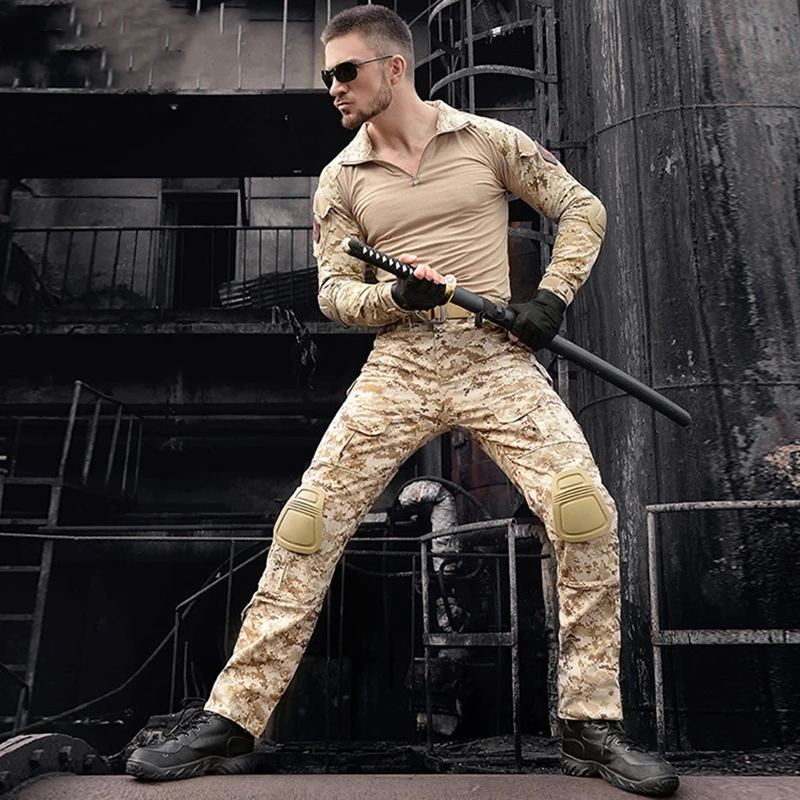 12 цветов, камуфляжная тактическая одежда, военные рубашки для мужчин ...