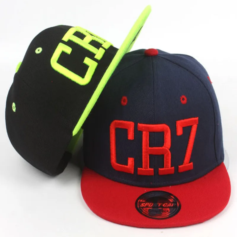 Brand Children Soccer Star Ronaldo CR7 Embroidery Kids Baseball Cap Hat ...
