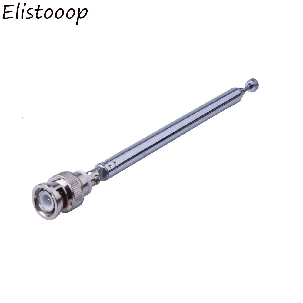 Elistooop Telescopic Extendable Antenna with BNC Connector Portable FM ...