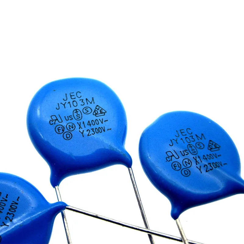 Safety Ceramic Chip Y Capacitor JEC JY103M X1 400AC Y2 300VAC Pitch 10 ...