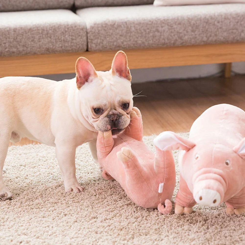 Pig-Shape-Doll-Dog-Pet-Chew-Tooth-Bite-Resistant-Stress-Reliever ...