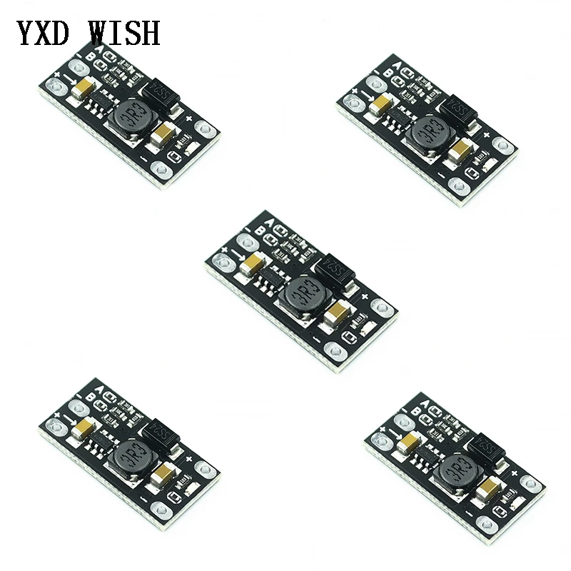 5PCS Mini DC-DC Boost Step Up Converter 3V 3.2V 3.3V 3.7V 5V 9V to 12V ...