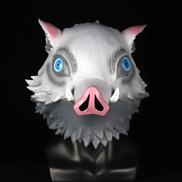 Kimetsu No Yaiba Hashibira Inosuke Helmet Cosplay Mask - AllCosplay.com