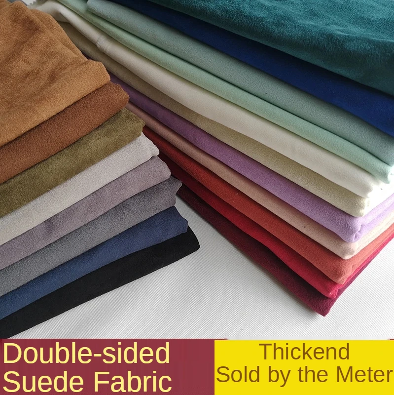 Four-sided-Elastic-Double-sided-Suede-Fabric-By-The-Meter-for ...