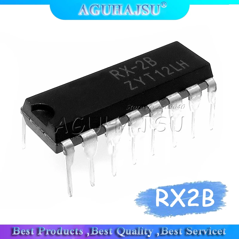 10pcs/lot 5pairs RX-2B + TX-2B RX-2 TX-2 RX2B TX2B DIP-16