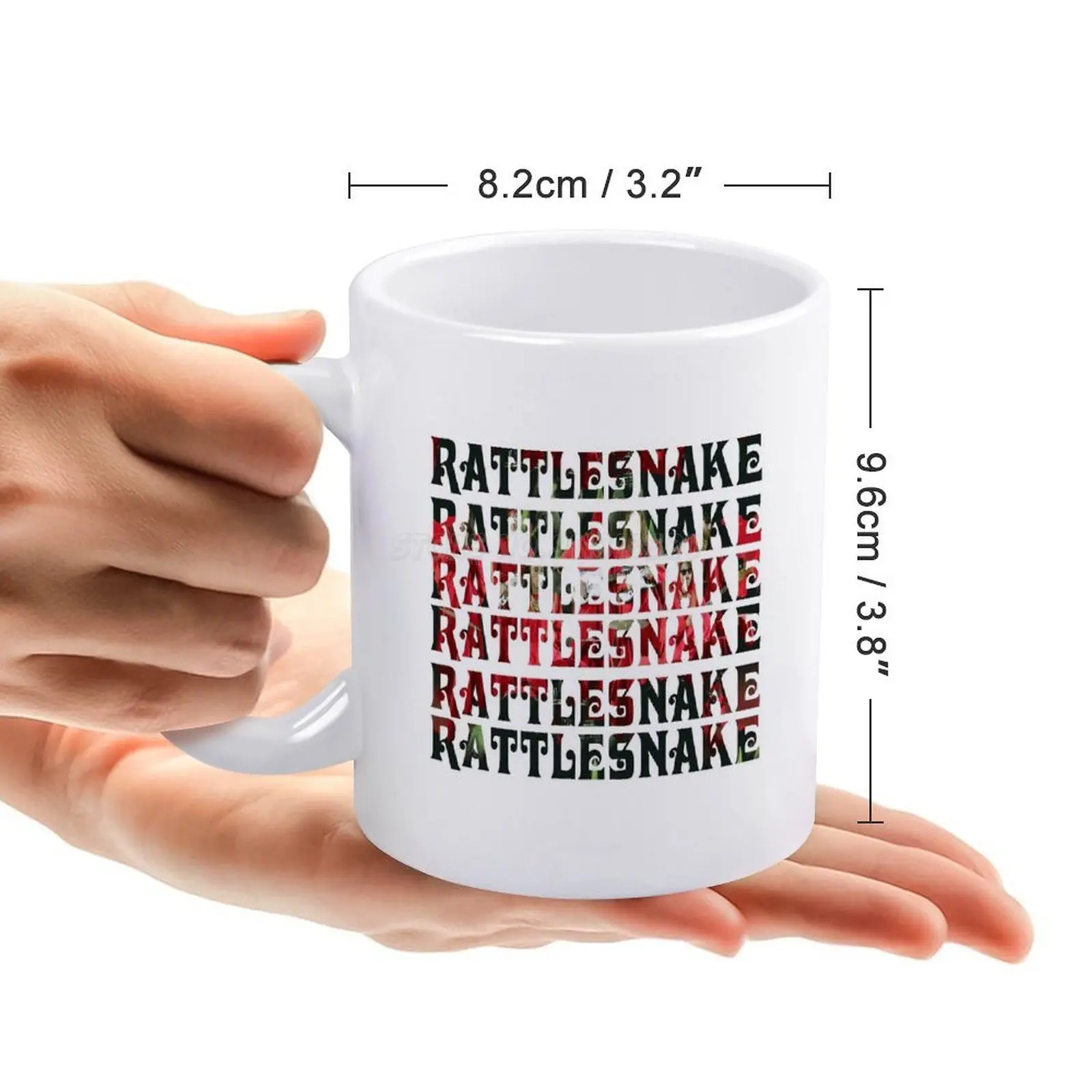 Rattlesnake Shaped Coffee Mugs