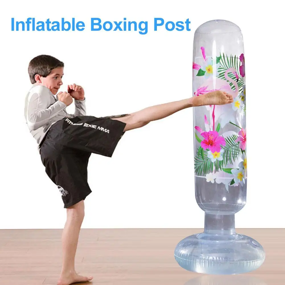 Saco de arena inflable de 1,6 M para niños y adultos, columna de Boxeo ...