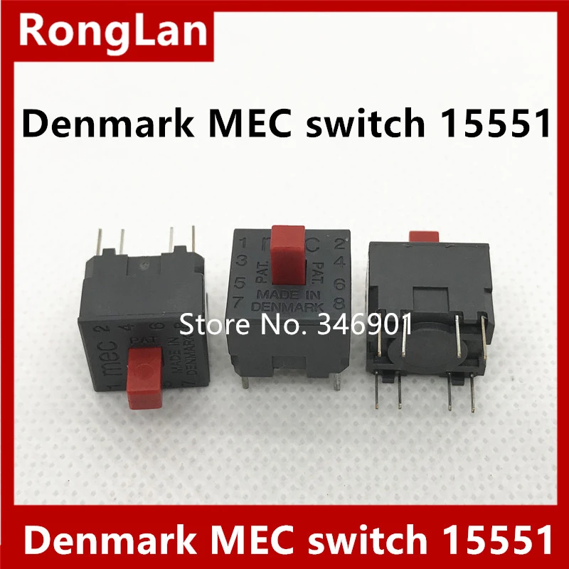 [sa]denmark Mec Switch Button Switch With Lock -way Switch 15551 Switch ...