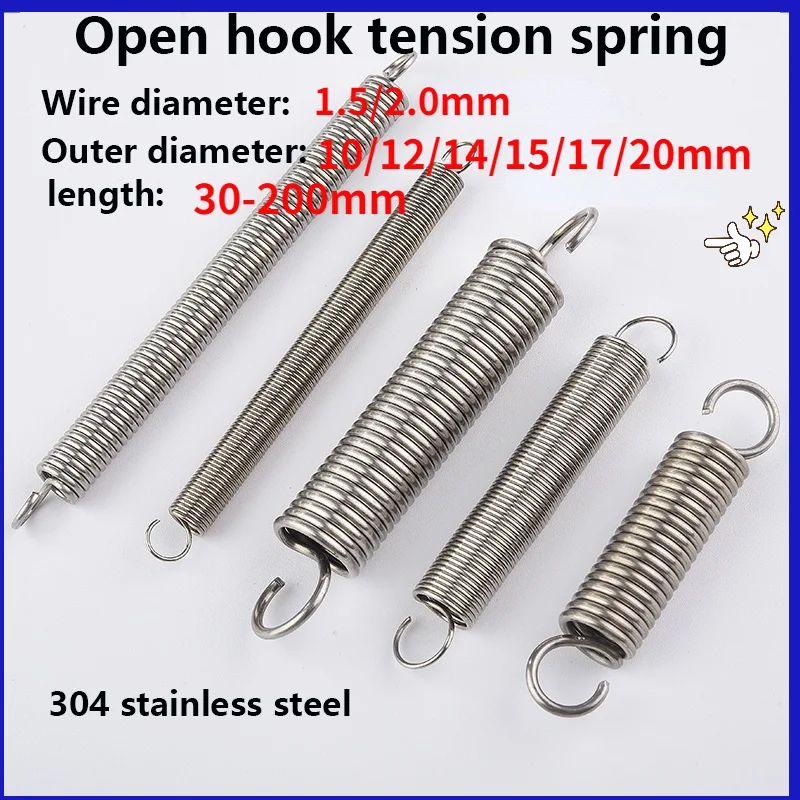 Tension-Spring-Extension-Spring-length-30-200-mm-Wire-diameter-1-5-2 ...