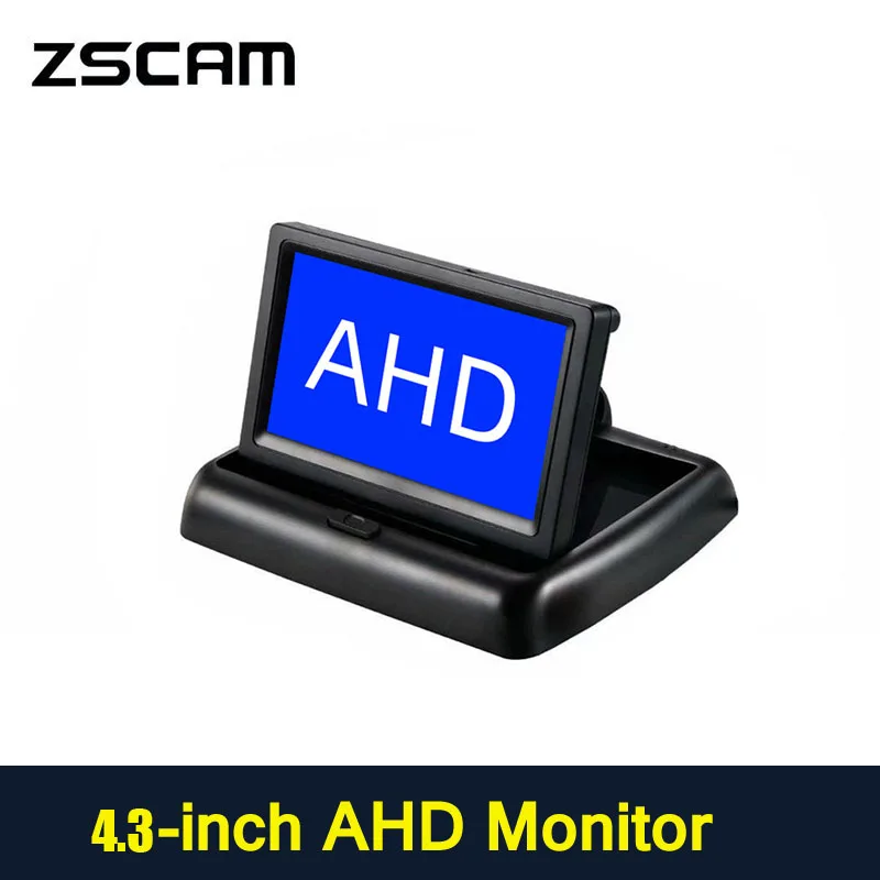 New-Mini-800-480-4-3-inch-AHD-HD-Car-LCD-Reversing-Monitor-Two-Input ...