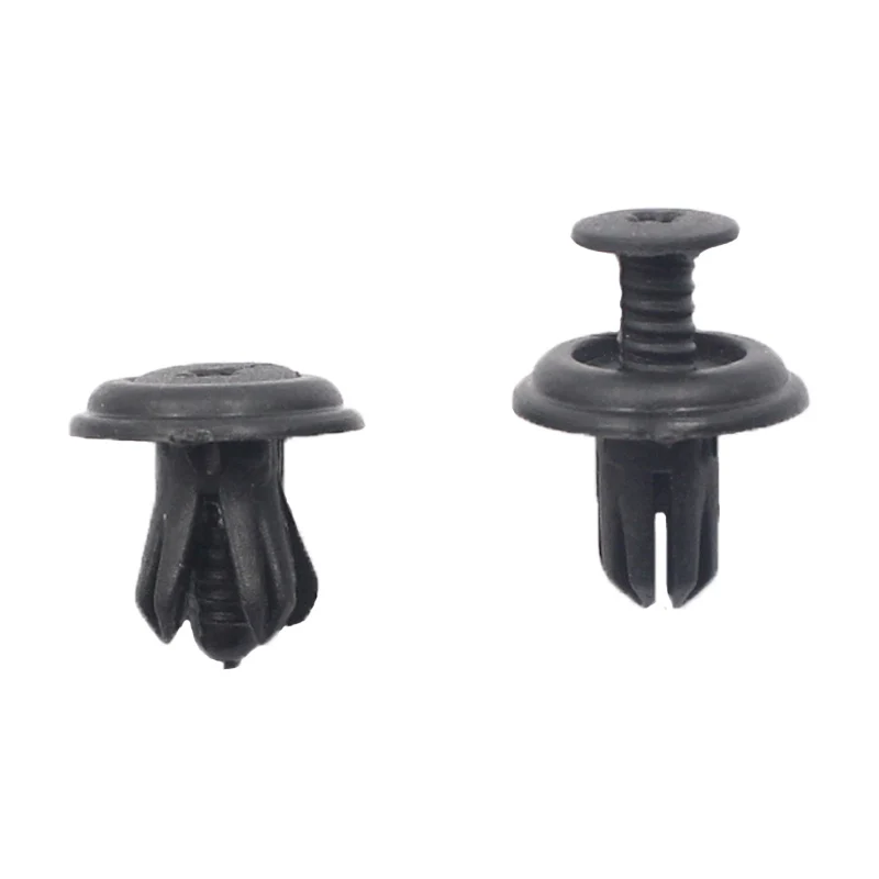 100pcs Plastic Fastener Clips 6mm expanding rivet For Toyota Honda ...